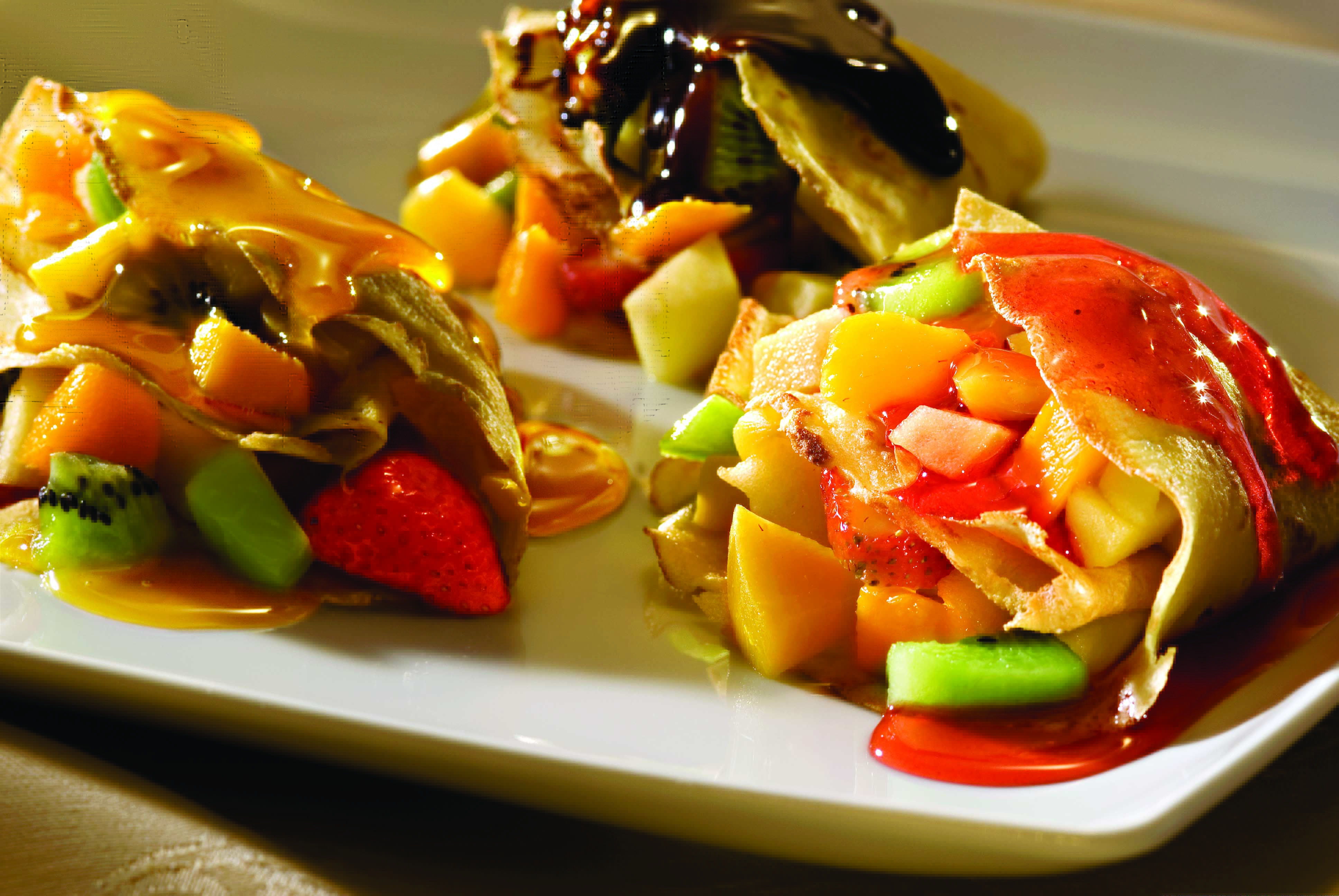 Crepe de frutas